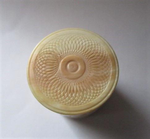 Victorian bone lidded pot - Rod Naylors Antique Restoration