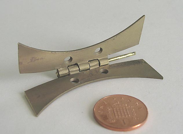 Stop hinge, curved - Rod Naylors Antique Restoration