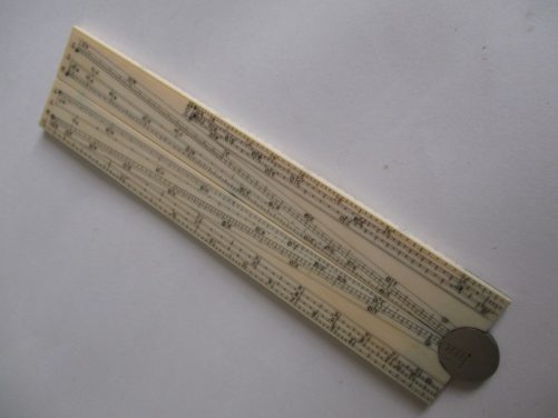Victorian folding sector rule - Rod Naylors Antique Restoration